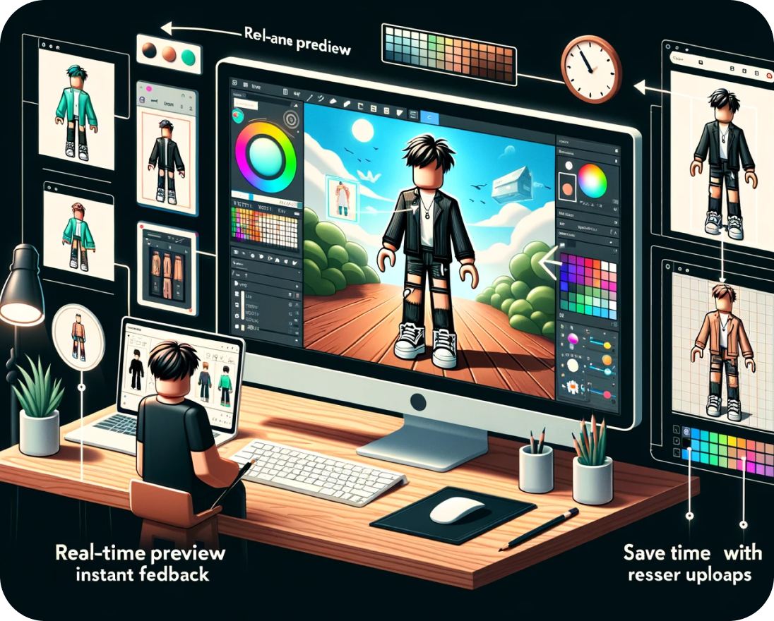 Preview Your Roblox Clothes Before Uploading Them